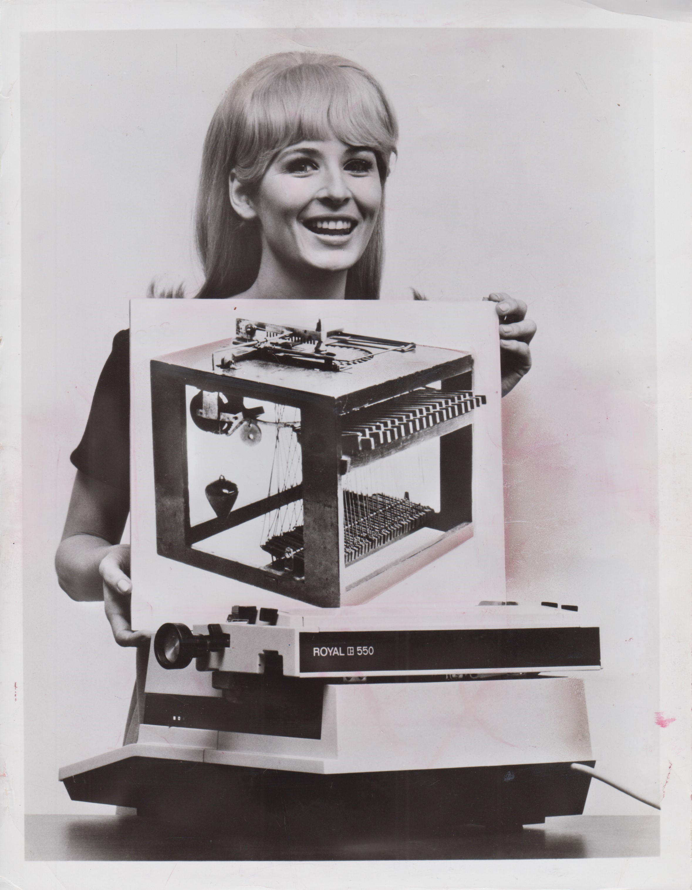 royal 550 – sholes prototype | photograph, 1967 - Typewritersparadise